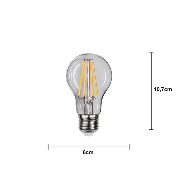 LED Lamp E27 A60 Clear 3-step memory - Christmas & decorative lighting for indoors & outdoors