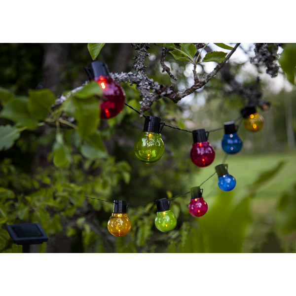 Solar Light Chain Partaj multi - Christmas & decorative lighting for ...