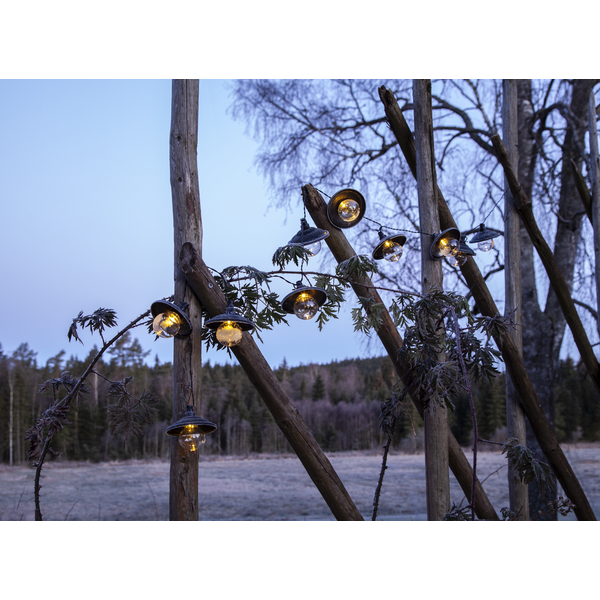 Solar Light Chain Globe Shade - Christmas & decorative lighting for ...