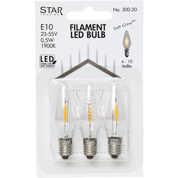 Spare Bulb 3 Pack LED - Christmas & decorative lighting for indoors ...
